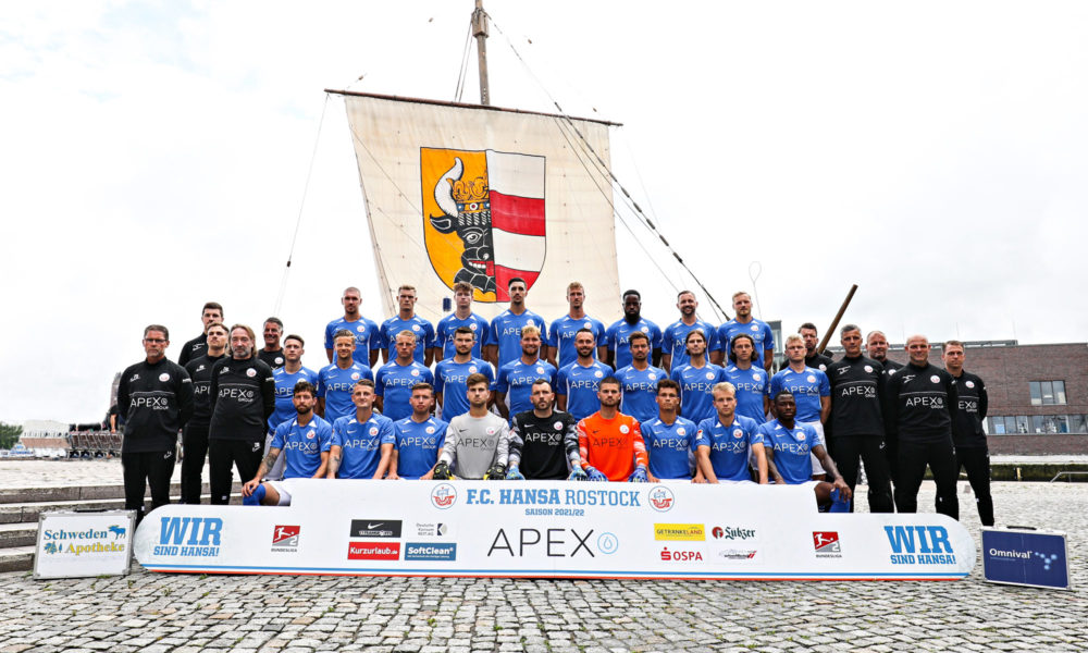 Mannschaftsfoto des FC Hansa Rostock 2021/2022 » hansanews.de